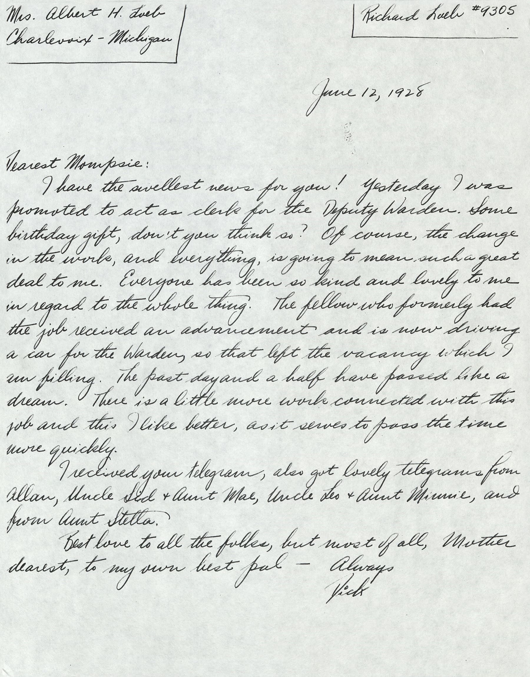 “It Was Never Mentioned”: A Family’s Connection to Richard Loeb and the ...