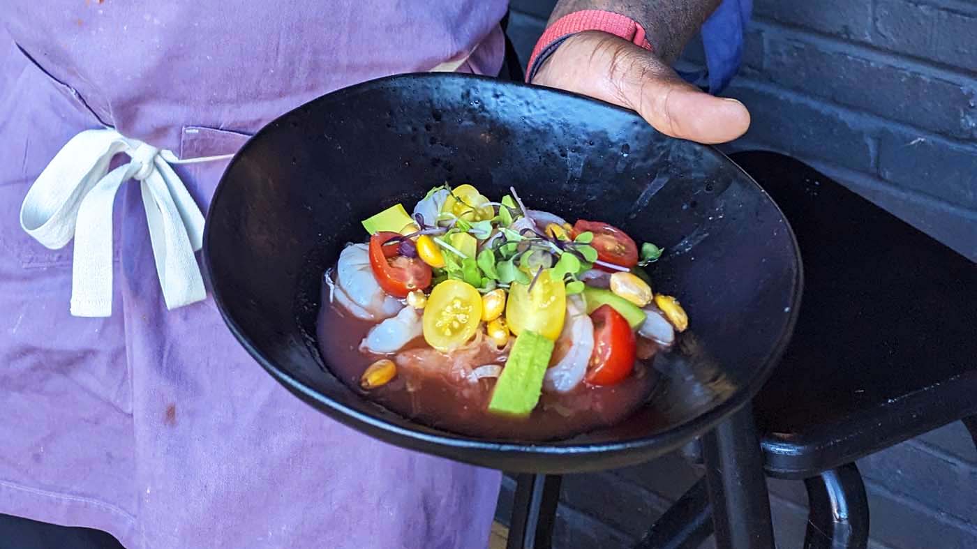 A Recipe for Tiger Shrimp Ceviche from Bronzeville Winery Chef Lamar ...