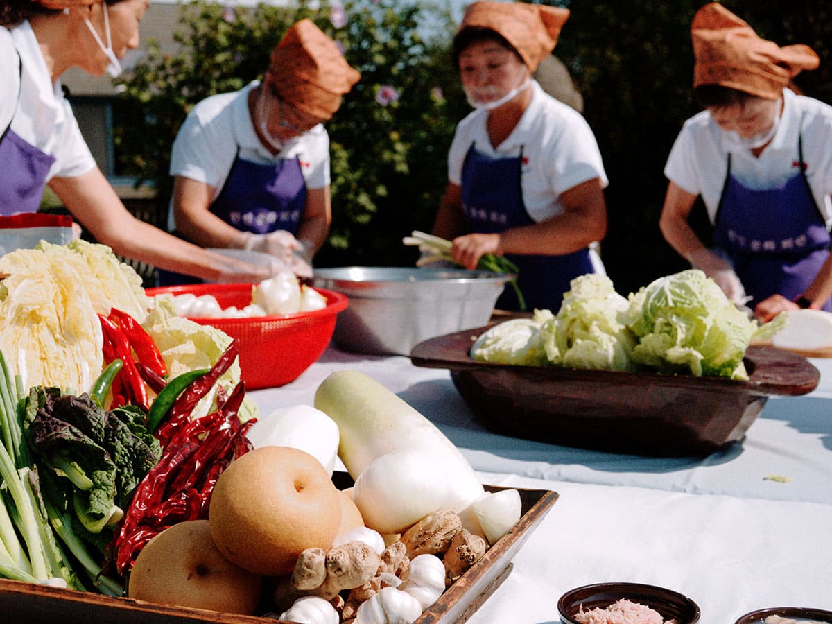 How the Traditional Korean Act of Making Kimchi Preserves Vegetables ...