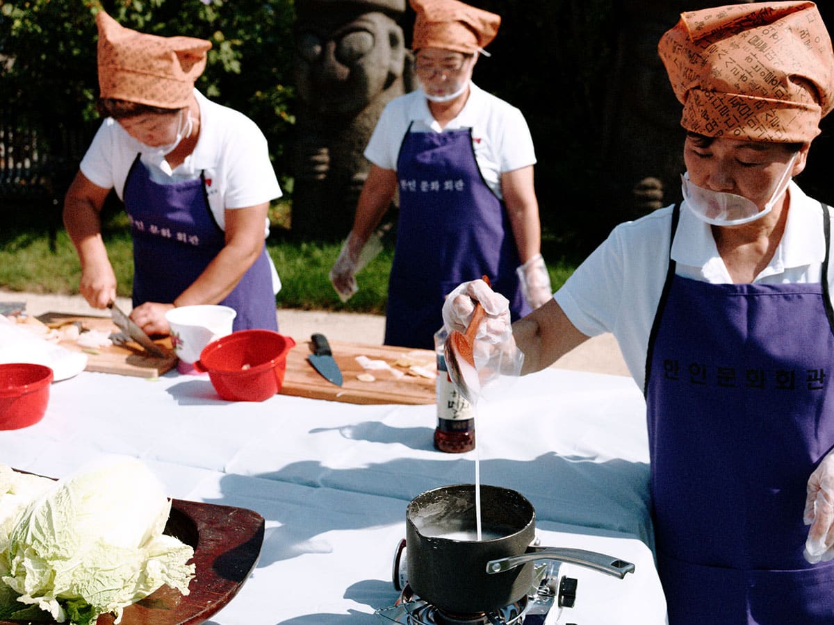 How the Traditional Korean Act of Making Kimchi Preserves Vegetables ...