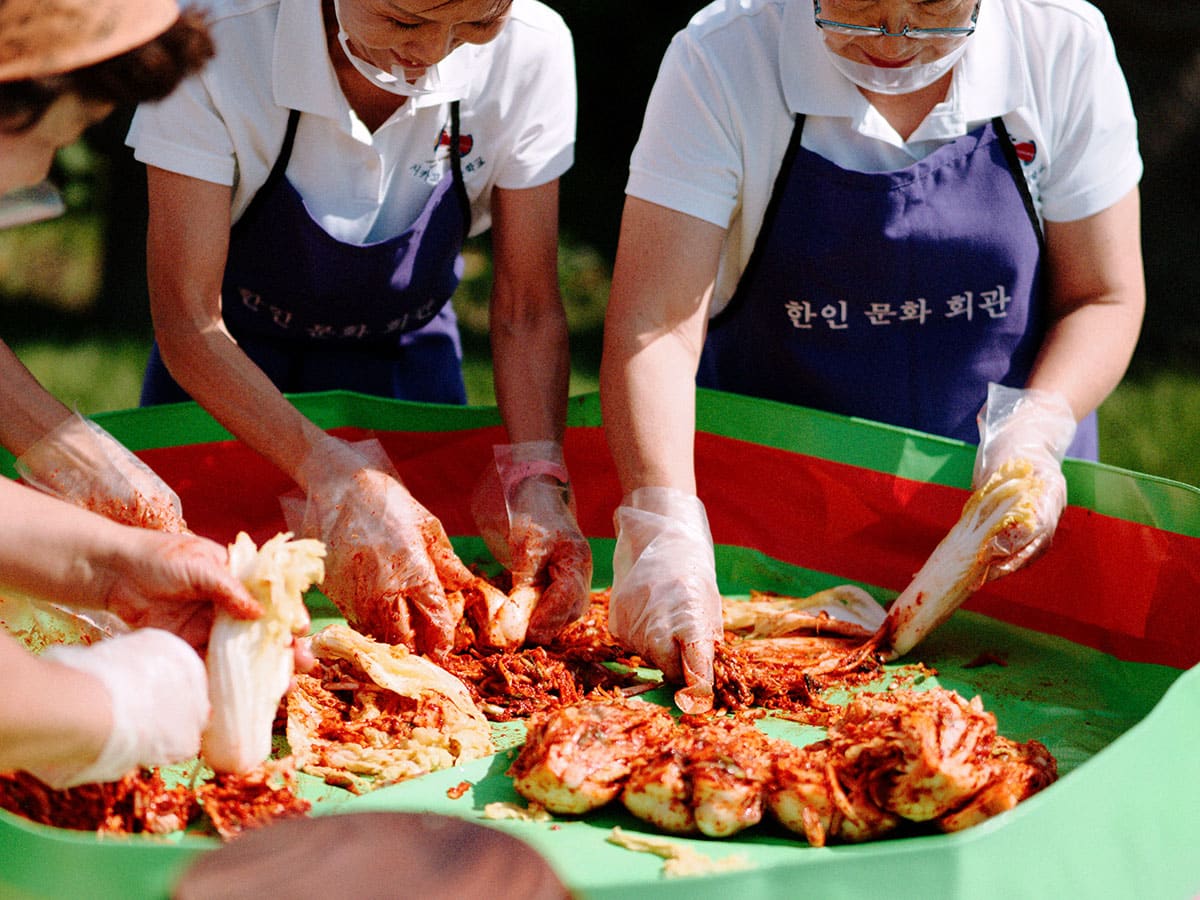 How the Traditional Korean Act of Making Kimchi Preserves Vegetables ...