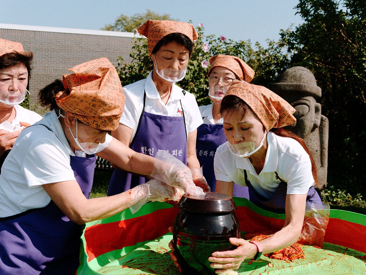 How the Traditional Korean Act of Making Kimchi Preserves Vegetables ...