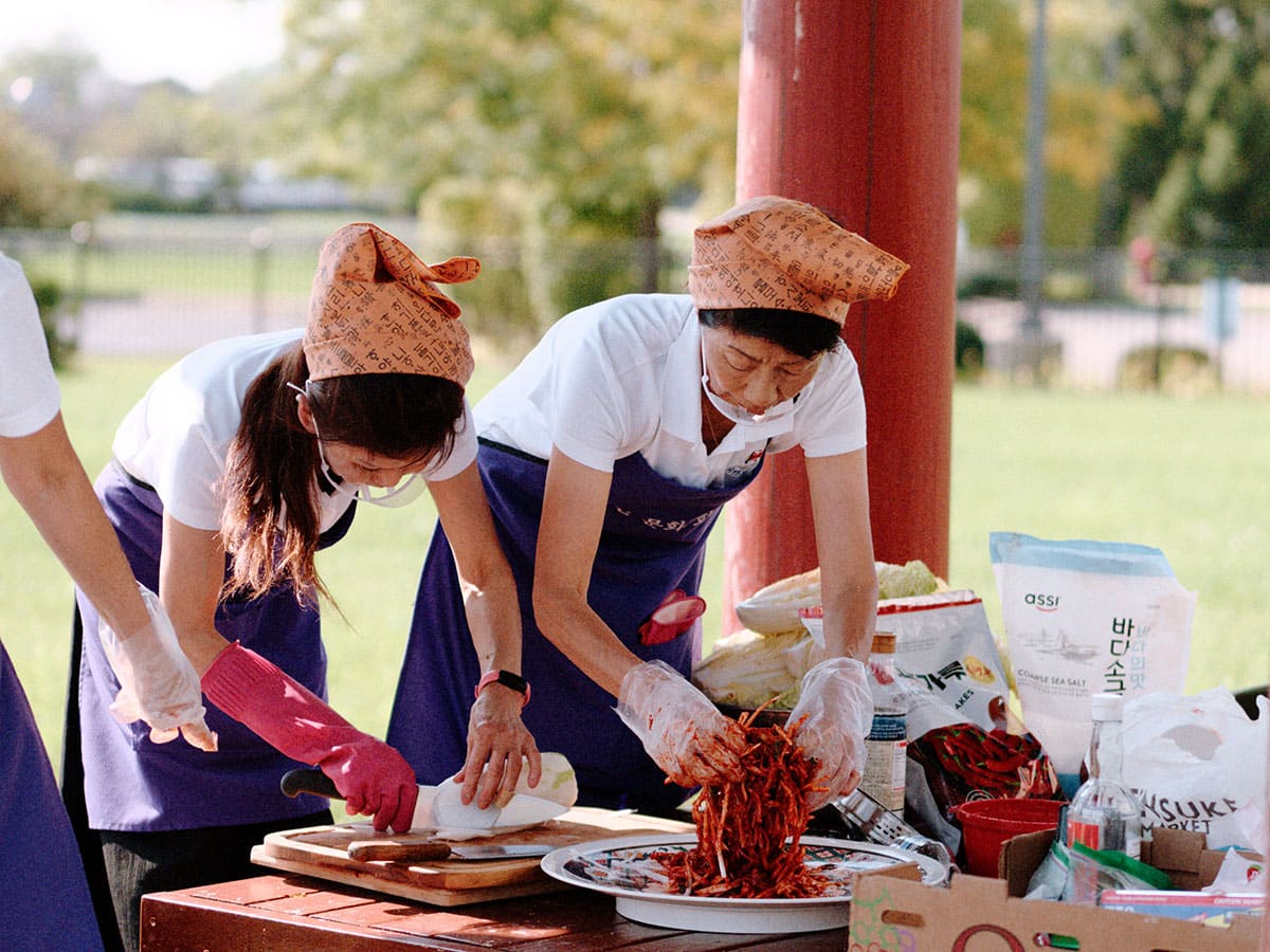 How the Traditional Korean Act of Making Kimchi Preserves Vegetables ...