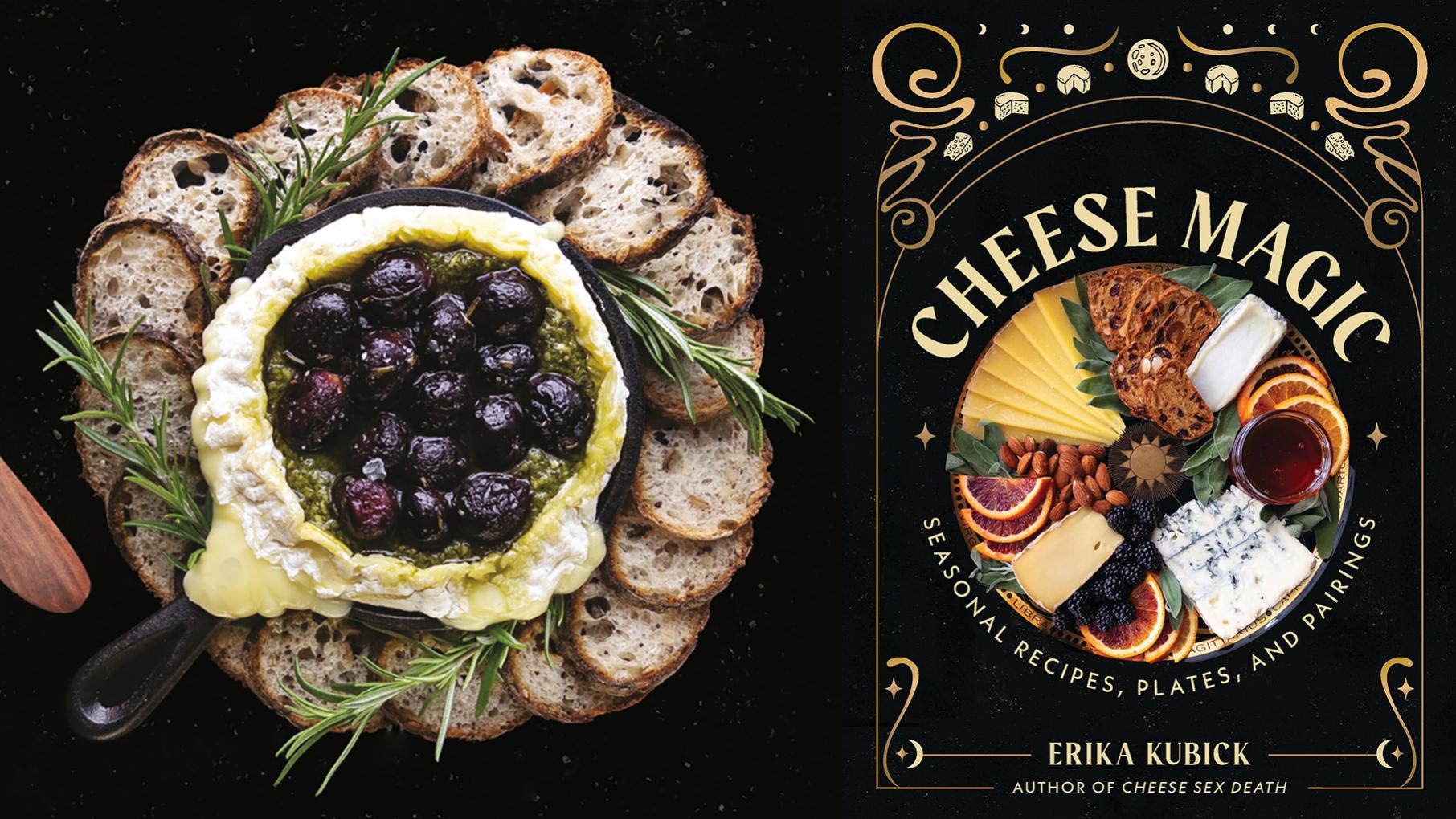 An Autumnal Baked Cheese with Pesto from the New Book 'Cheese Magic ...